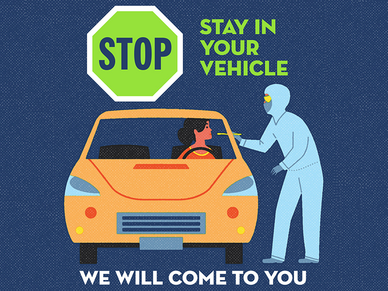 STAY IN YOUR VEHICLE by Russell Tate on Dribbble