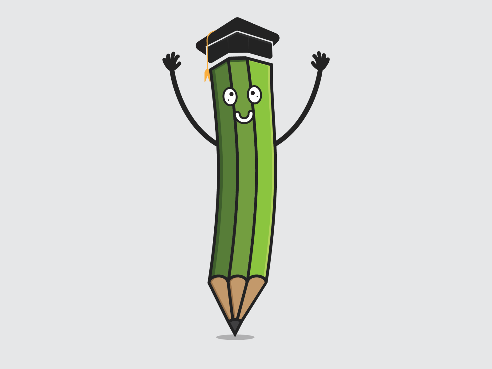Smart Pencil Vector by Sangsaka Studio on Dribbble