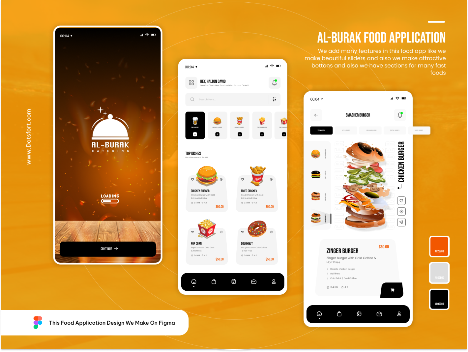 Al-Burak Food Application Design by Hammad Shahid on Dribbble