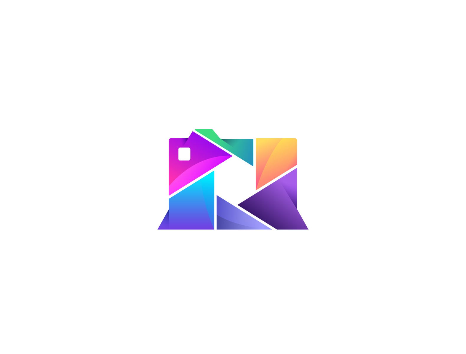 Colorful Camera Logo by Airislogo on Dribbble