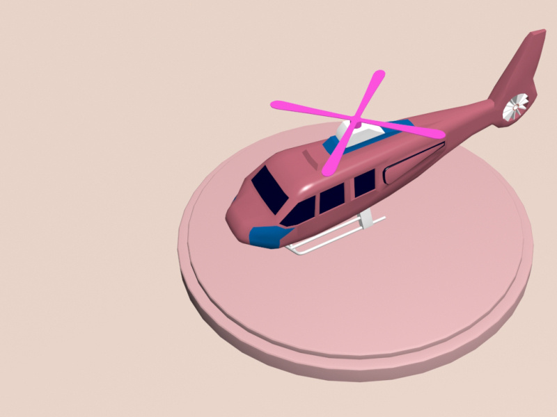 Low poly 3D Helicopter model by Mathur Adhikary on Dribbble