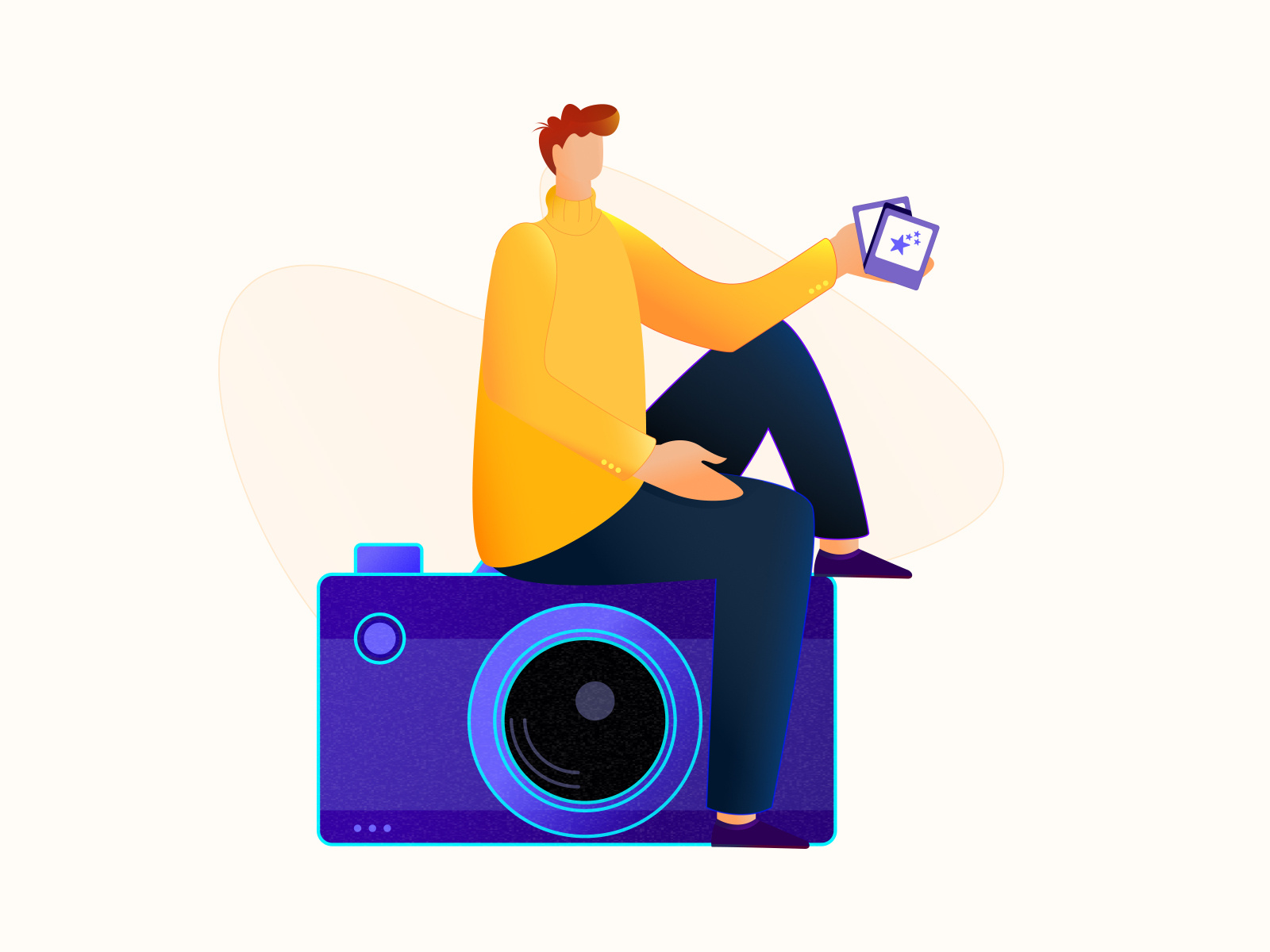photography Illustration. by UIHUT - UI UX Design Agency on Dribbble