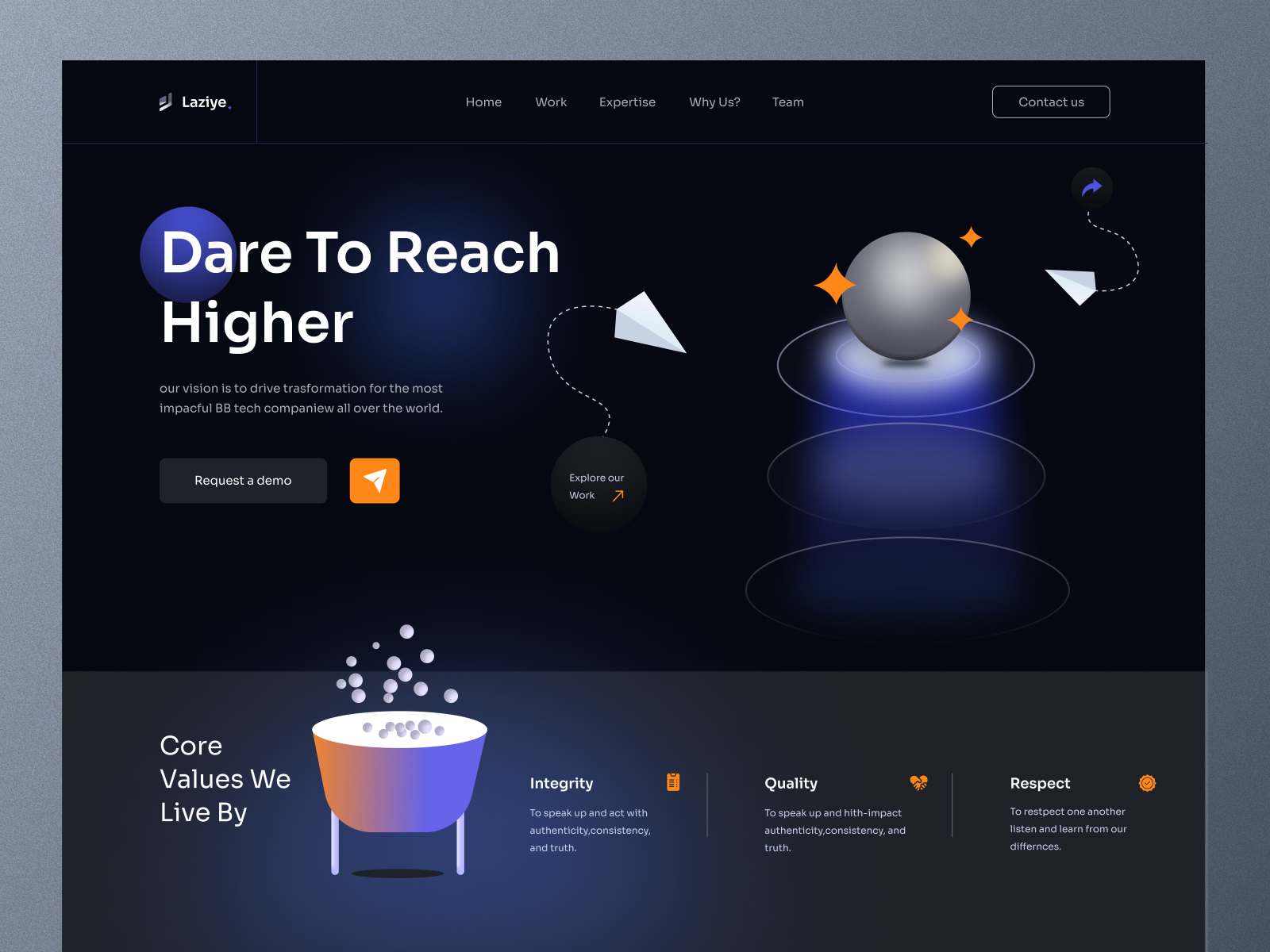Creative Portfolio Website Design by UIHUT - UI UX Design Agency on ...
