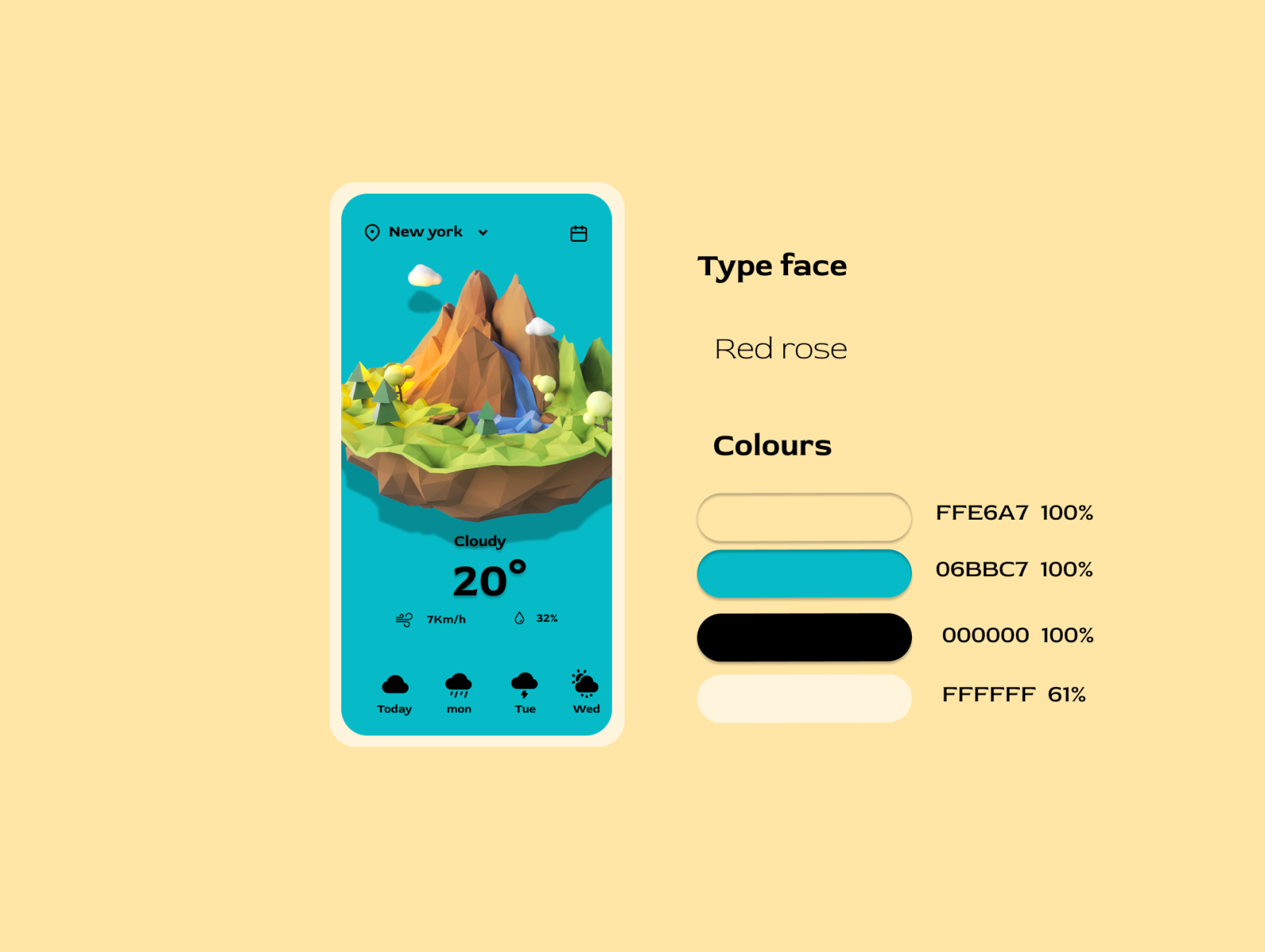 weather app colours by SG_ui&ux on Dribbble