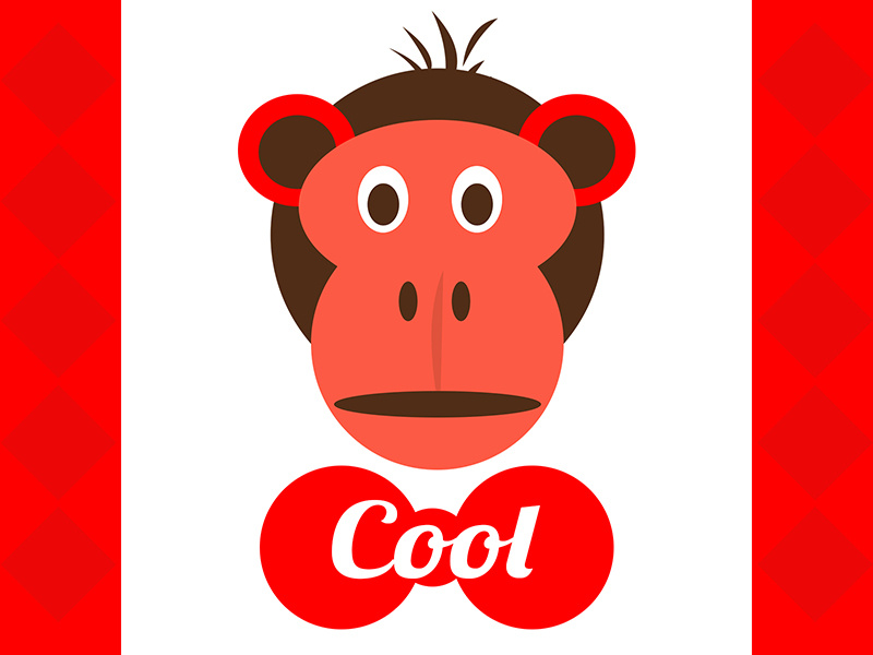 Coolest monkey Illustration by Nishant Dogra on Dribbble