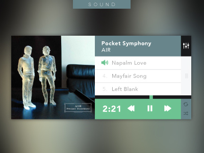 Sound Widget by Jon Lewis on Dribbble
