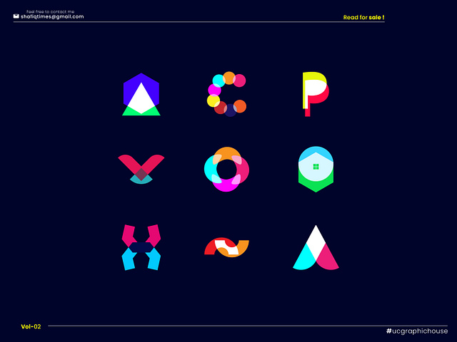 Overlapping Logo Design Collection | Modern Overlapping Logo by Graphic ...