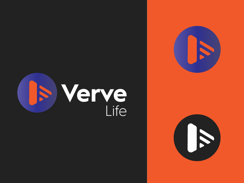 VerveLife logo by Velavan on Dribbble
