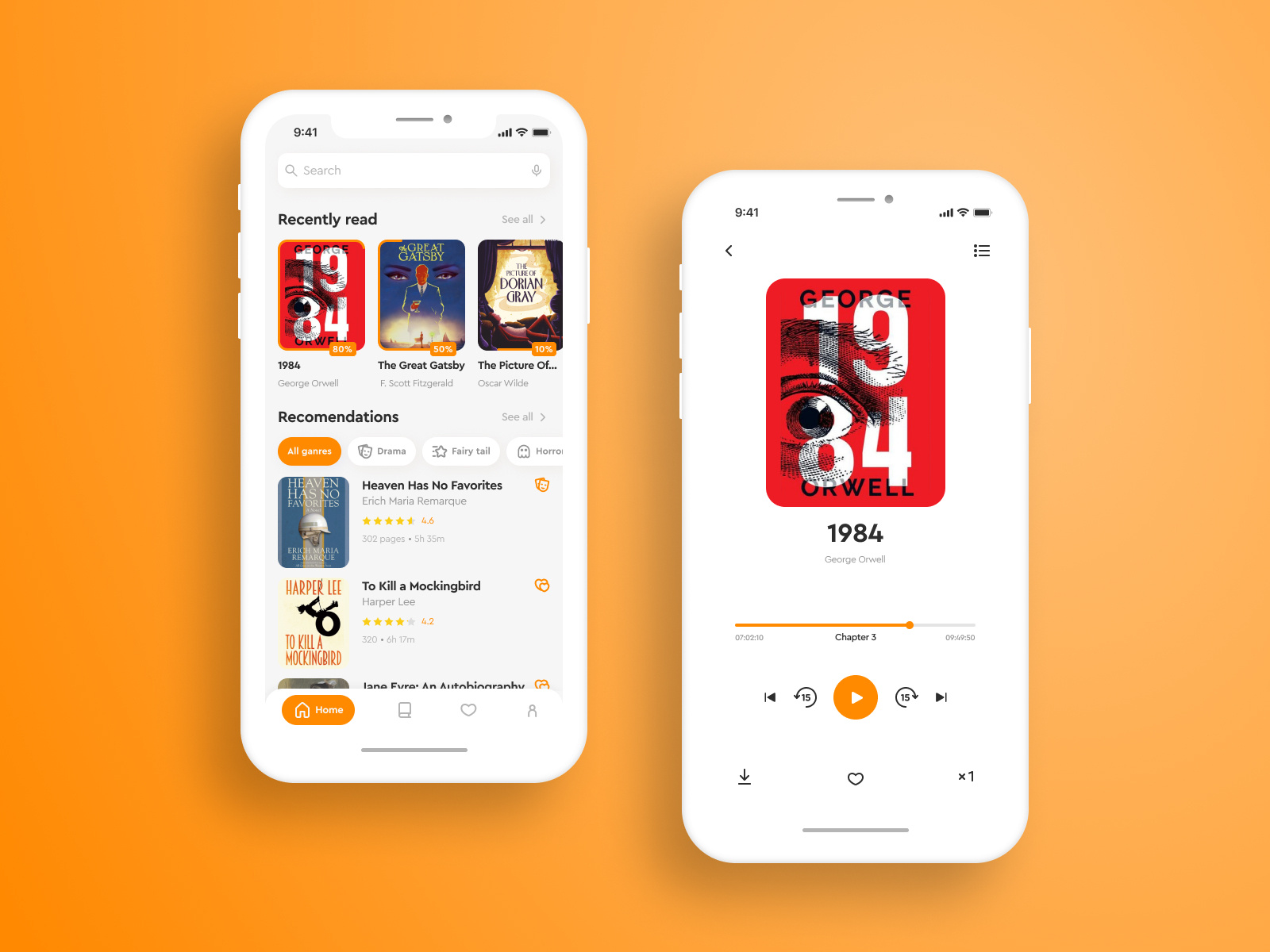 Audio Book App by Viktoria Miliniuk on Dribbble