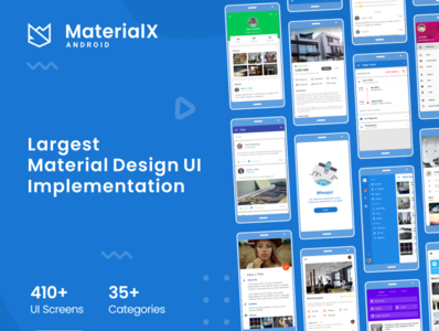 MaterialX Blue by Muslim Sidiq on Dribbble