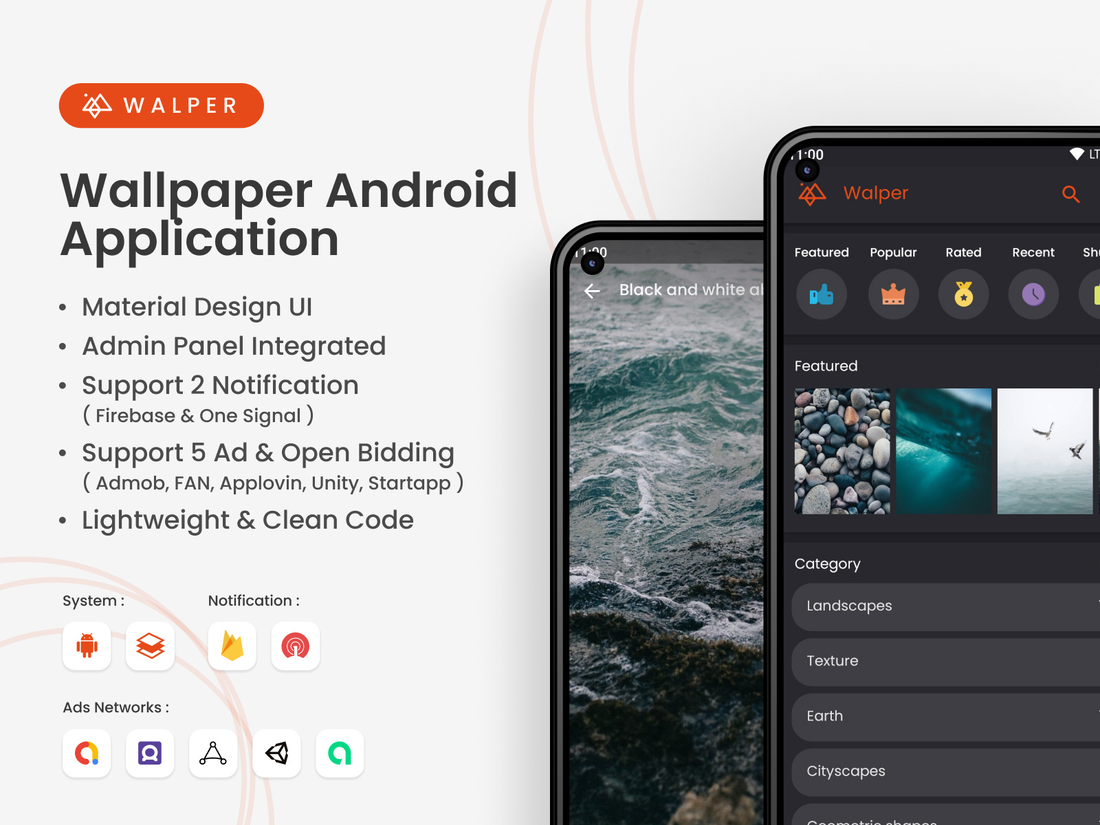Walper - Wallpaper Android App by Muslim Sidiq on Dribbble