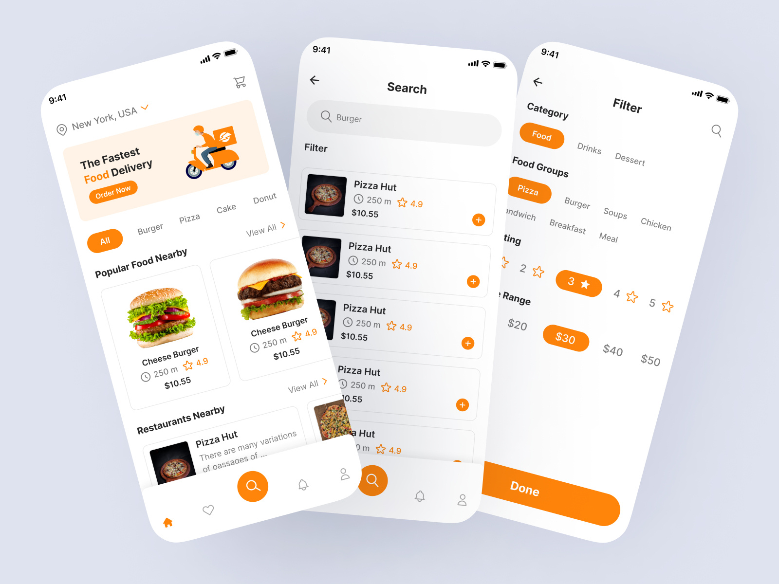 Food App Ui ( User Interface ) Design by Sd Rinku Khan on Dribbble