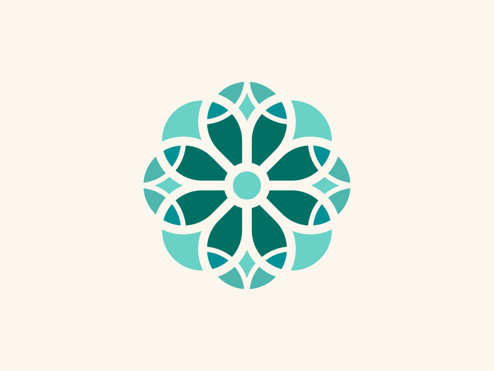 Rose window Logo by Kinga Kadróg on Dribbble