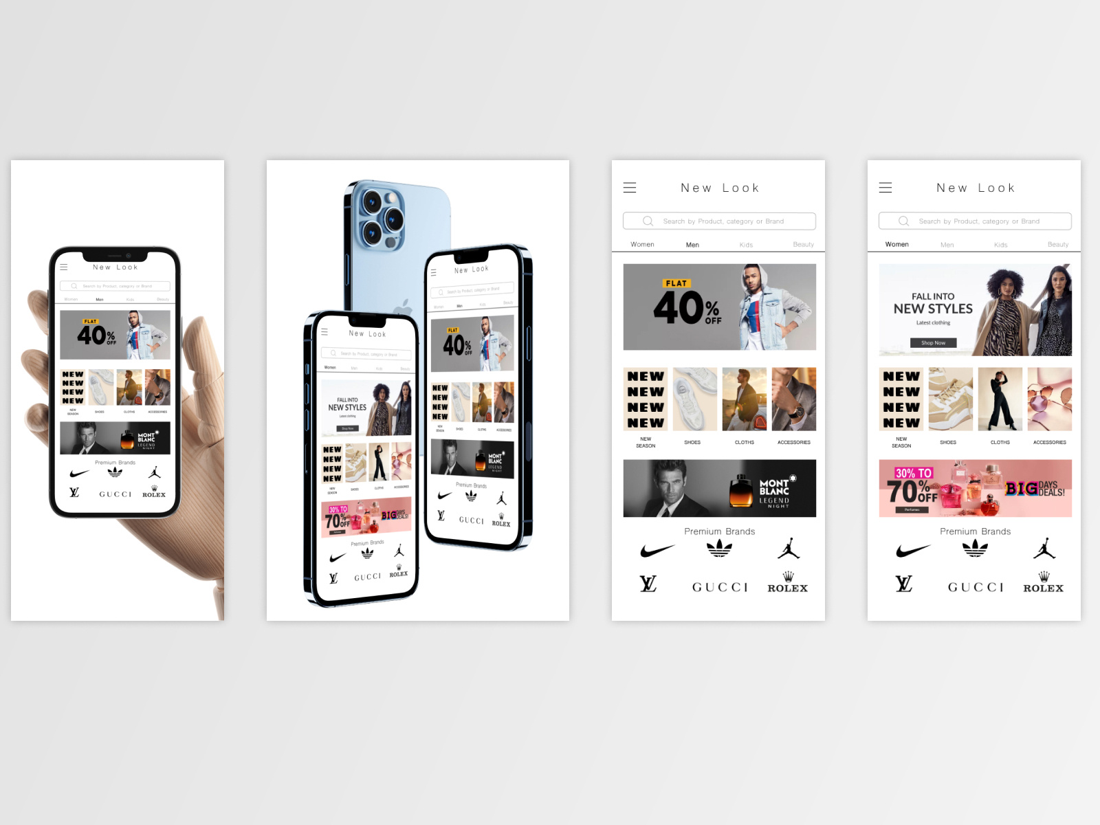"New Look" Mobile app for Premium Product's by Pratik Javiya on Dribbble