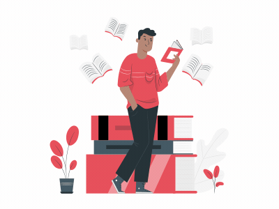 Book Lover. by boltbite on Dribbble