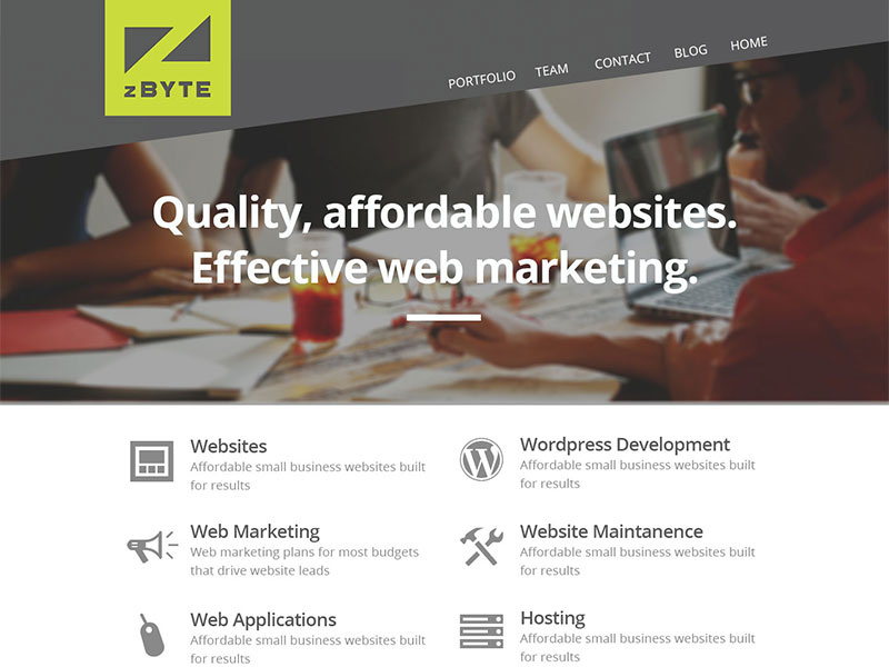 ZByte Home by Max Karren on Dribbble