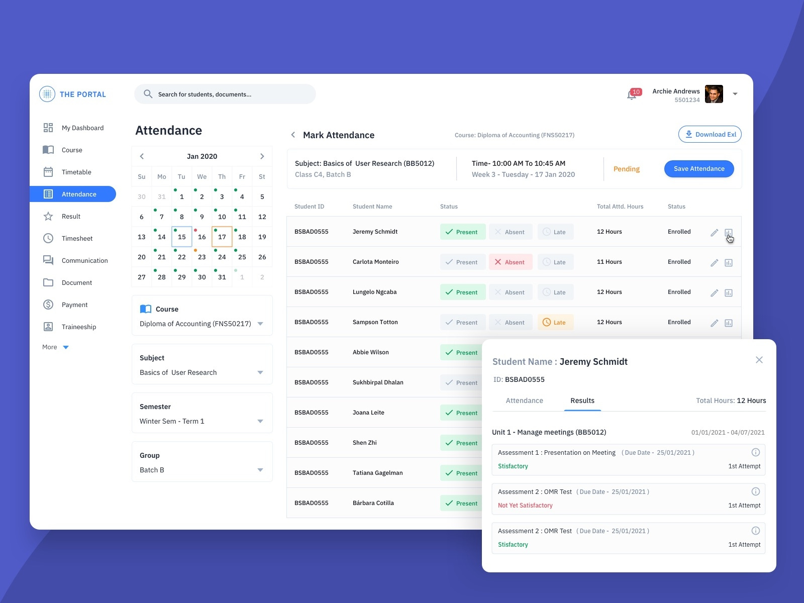 Mark Attendance by Yudiz Solutions Ltd on Dribbble