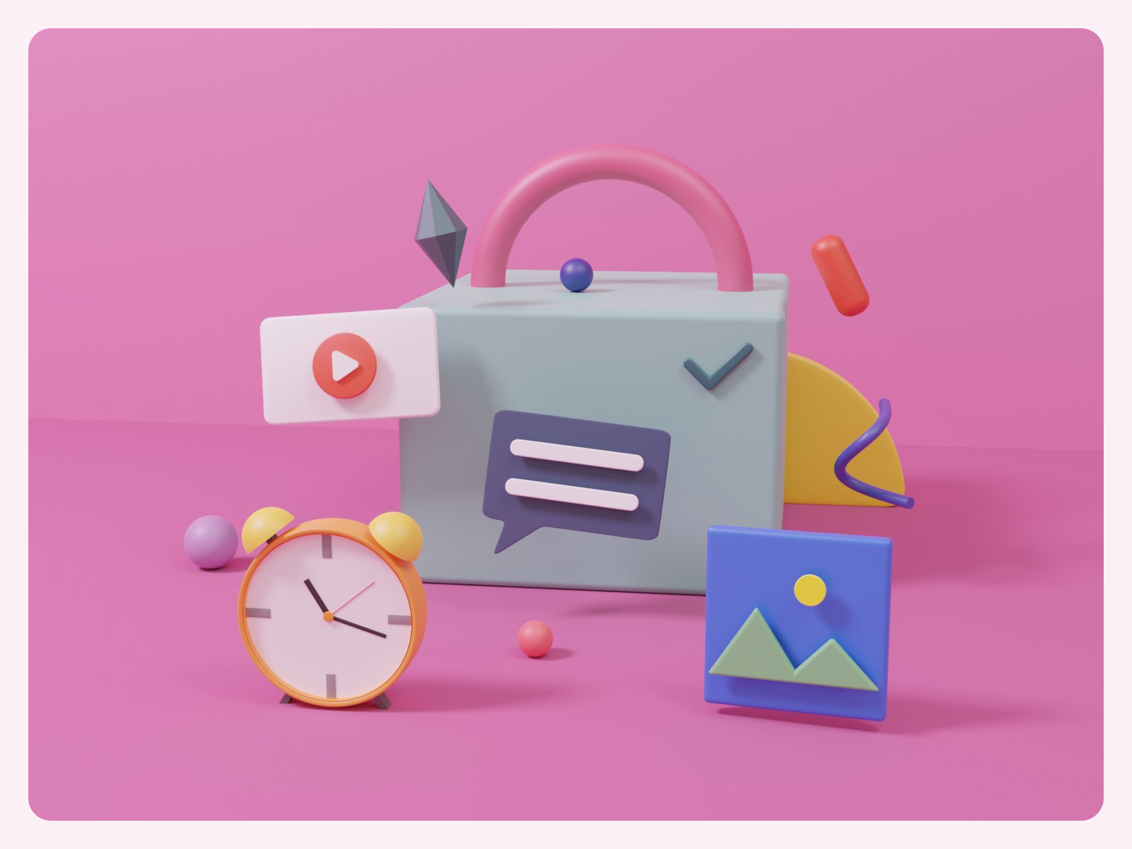 3D UI Elements by Yudiz Solutions Ltd on Dribbble