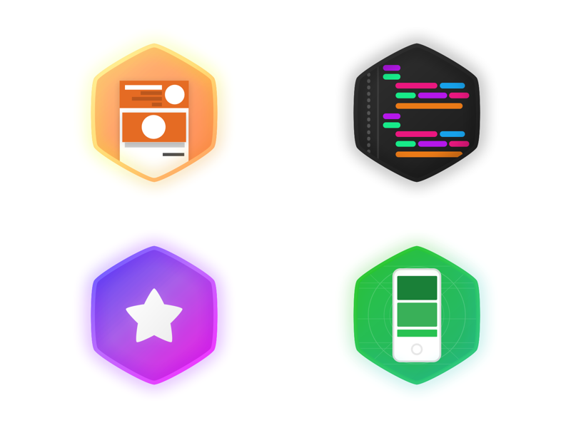 Vibrant Icon Set by Yudiz Solutions Ltd on Dribbble