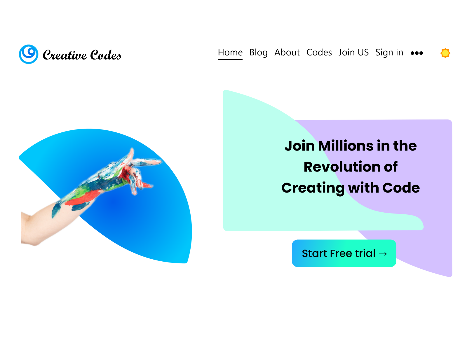 Creative Codes Landing Page By Tejas Mahajan On Dribbble creative-codes-landing-page-by-tejas-mahajan-on-dribbble