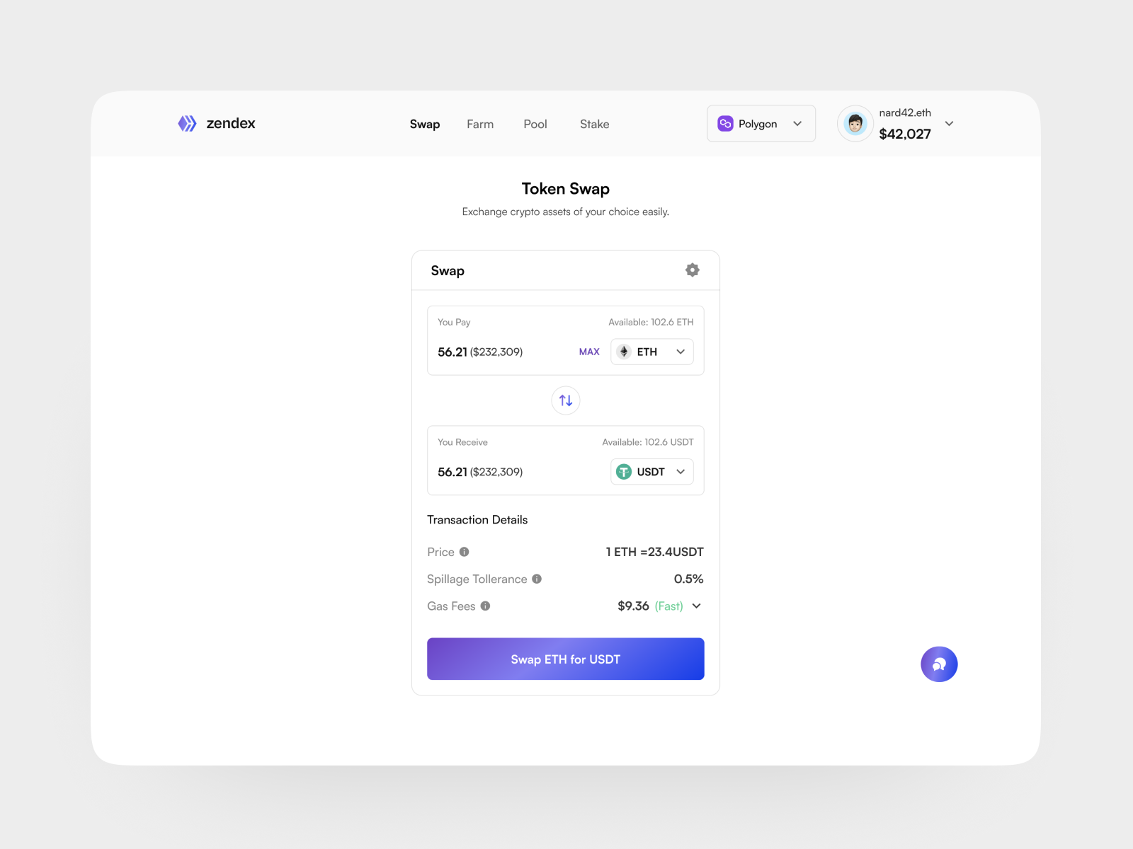 Token Swap by Leonard Ogbu on Dribbble