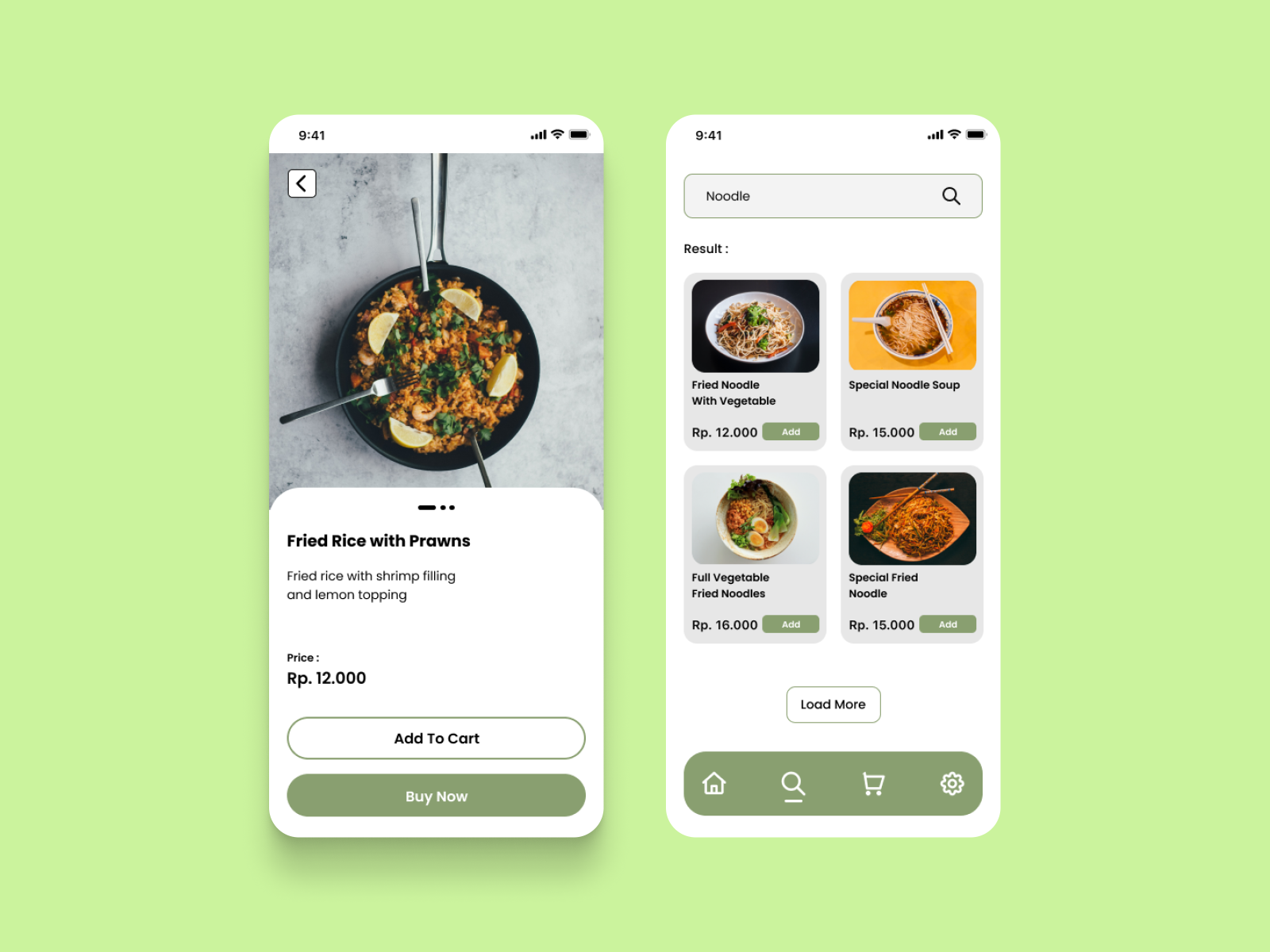 Kedai - Restaurant Ordering App by Anggy Ferdiawan on Dribbble