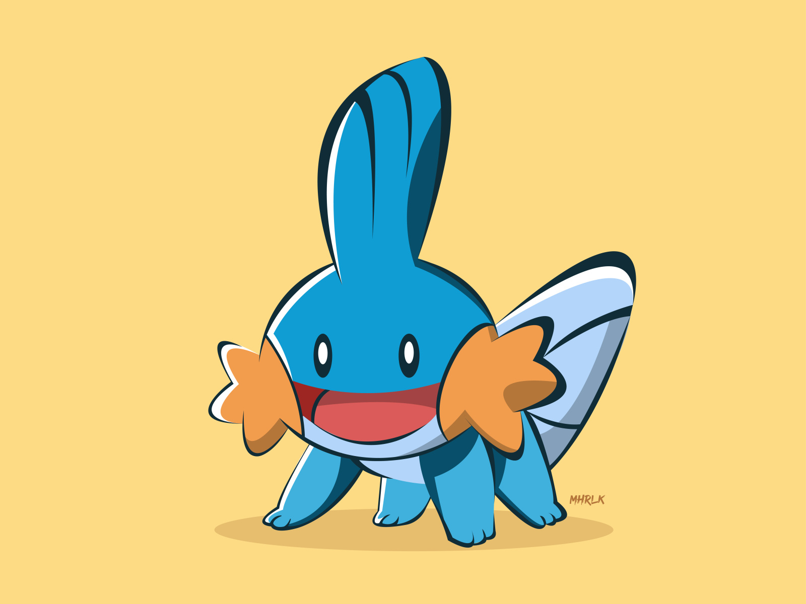 Mudkip by Matteo Ramos on Dribbble