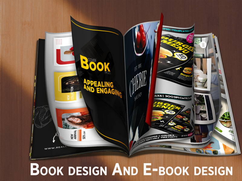 Book design by JawadGenix on Dribbble