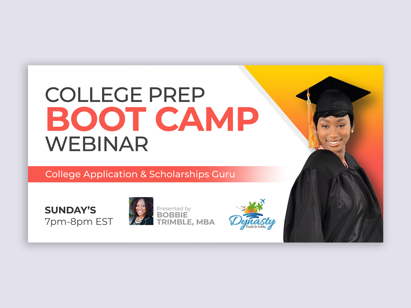 Dribbble - College Prp Bootcamp Webinar.jpg by eventbriter