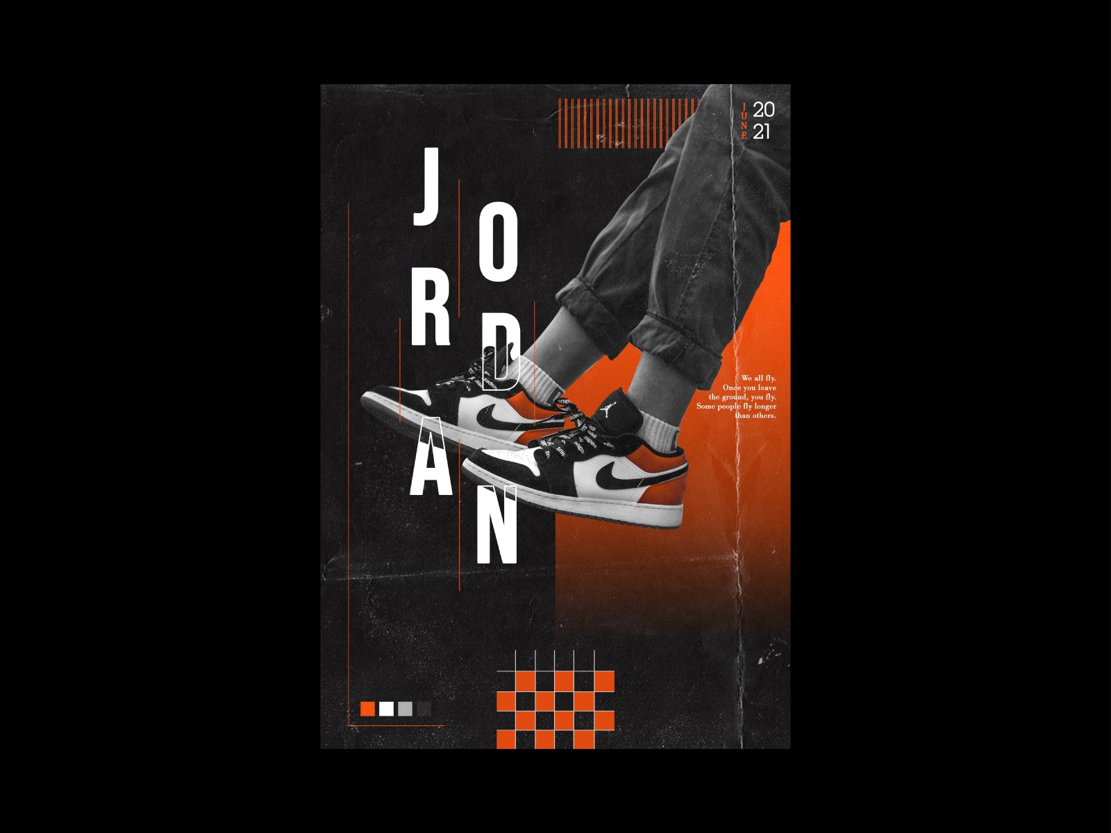 Air Jordan I Poster Design by Dhifan Rizqin on Dribbble