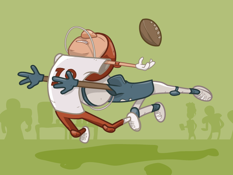 Fumble by Brad Colbow on Dribbble