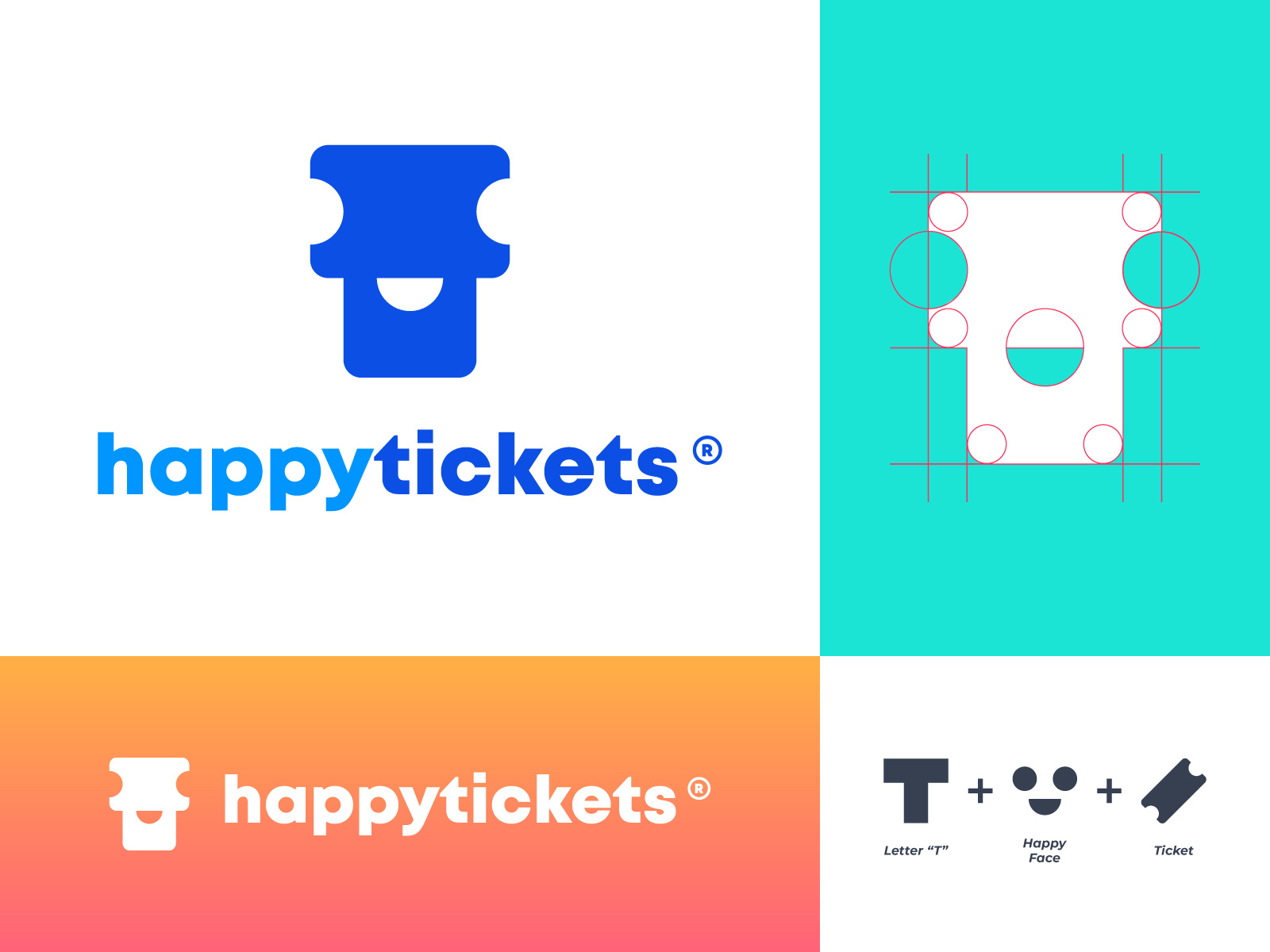 Ticket - Logo Design by Tudorache Alexandru on Dribbble