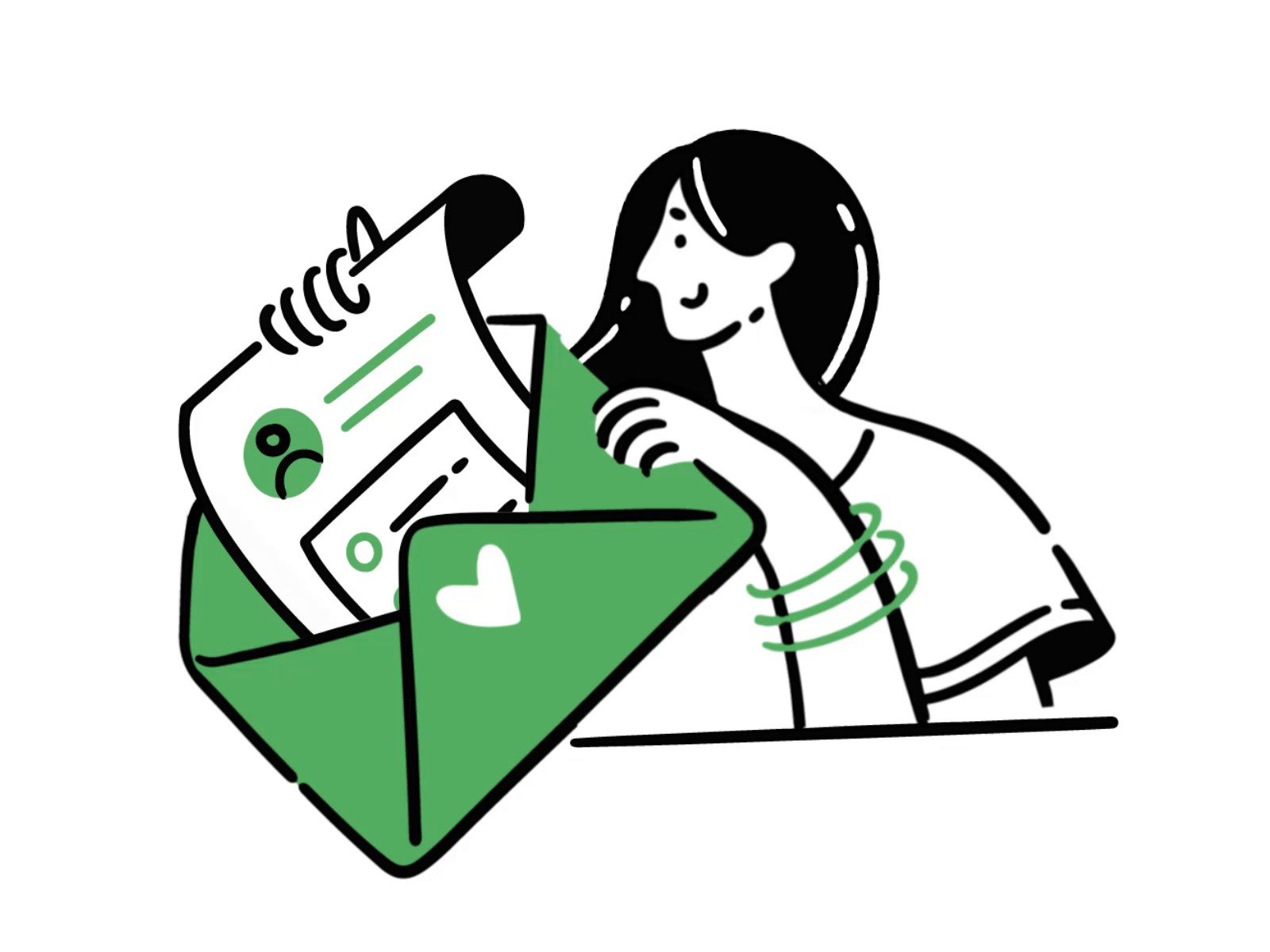 Invite emailer illustration for Brutask by Brutask for Brucira on Dribbble