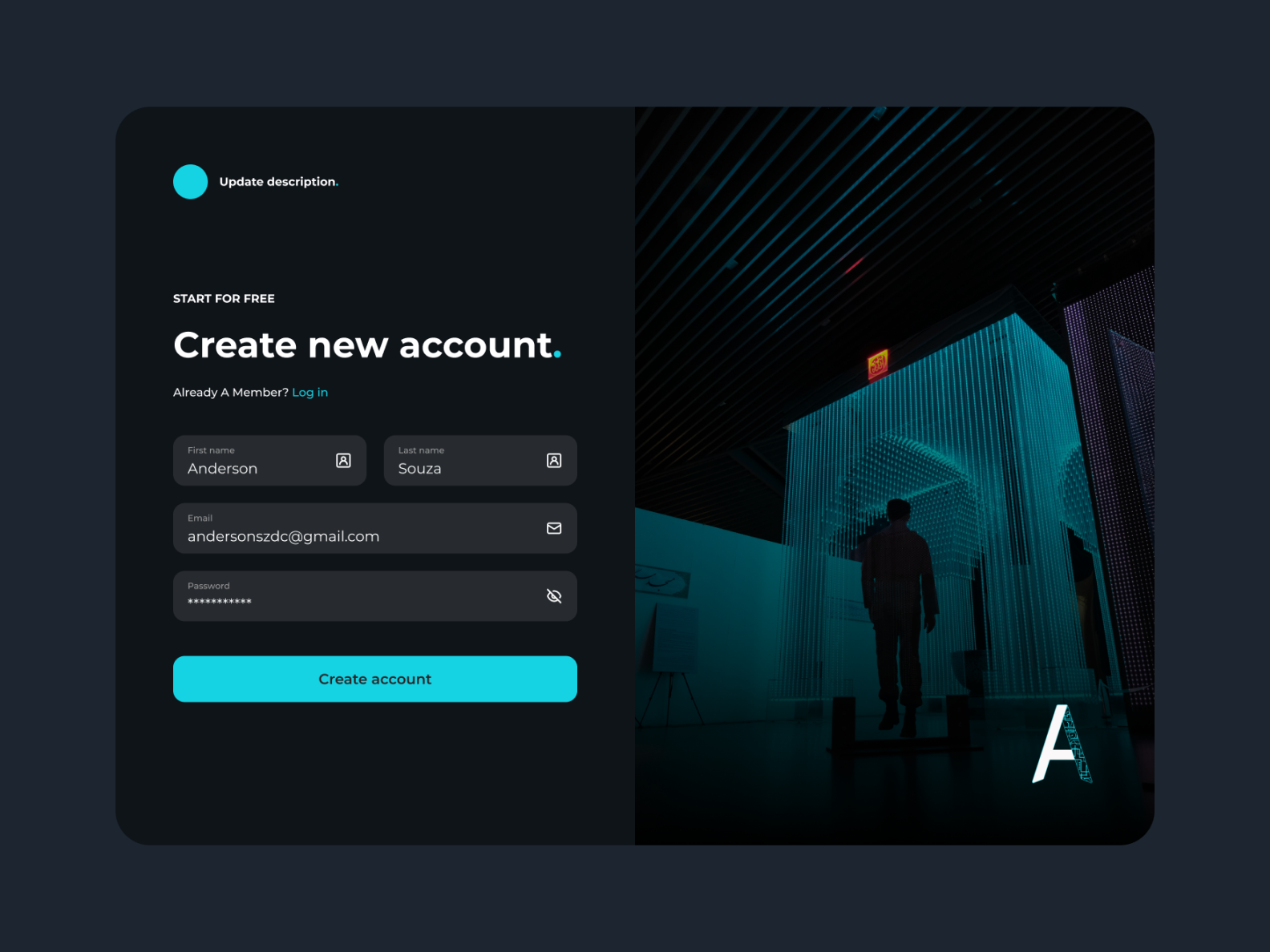 My-signup-page by Anderson Souza on Dribbble