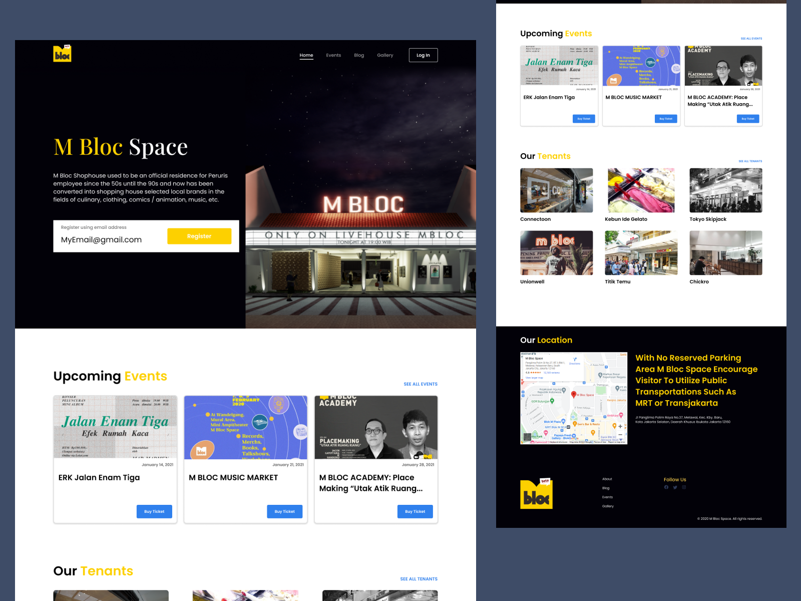 M Bloc Space by Riandra on Dribbble