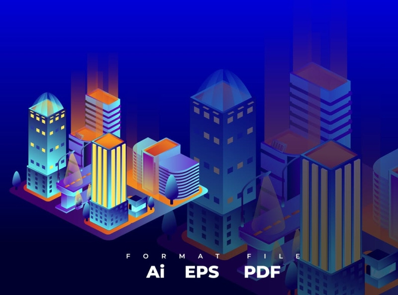 Isometric Building by Steisi Vogli on Dribbble