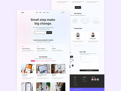 Landing Page Design by Adellya Pangestu on Dribbble