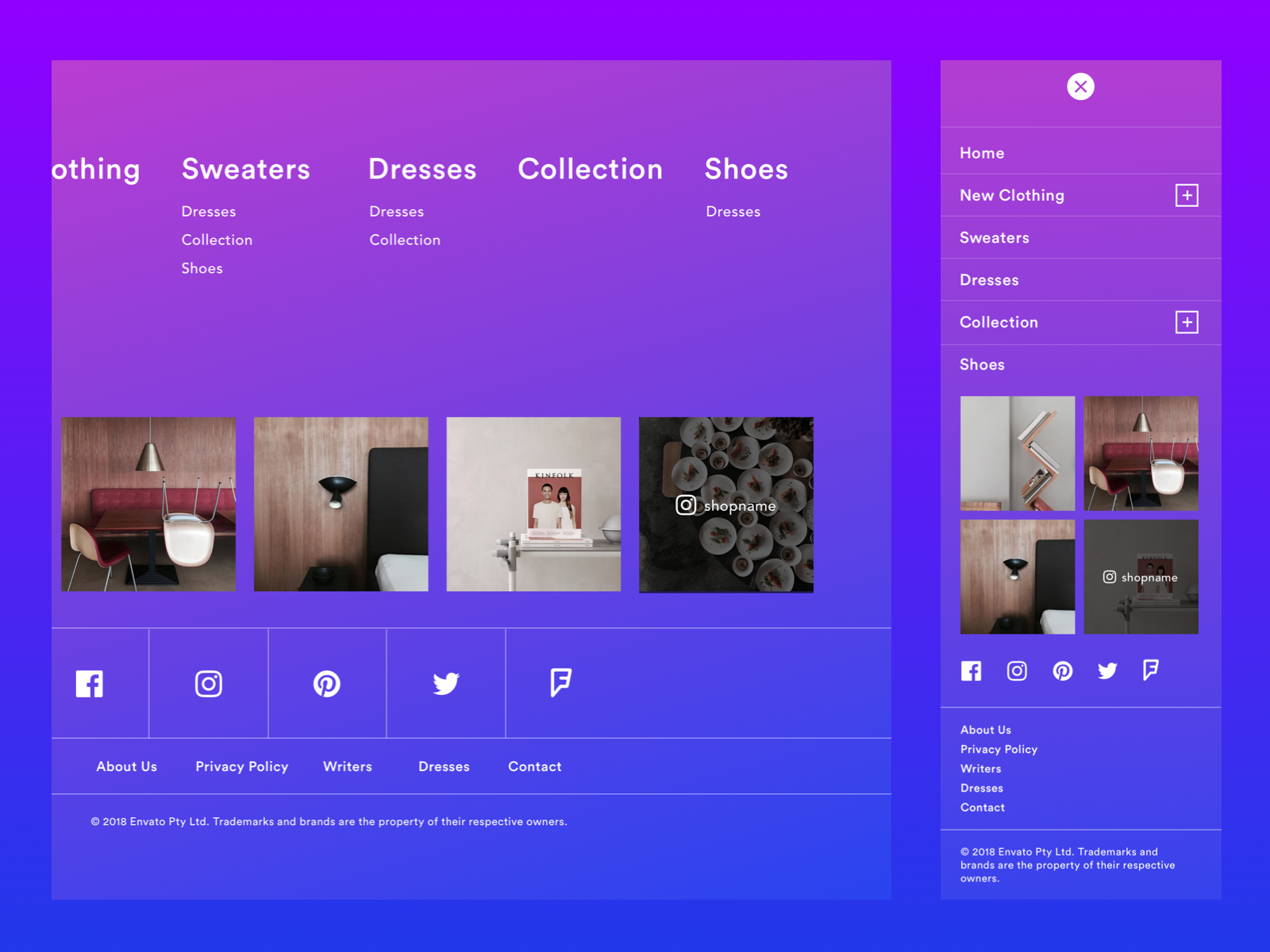 Shop Mega Menu & Mobile Navigation by Ali on Dribbble