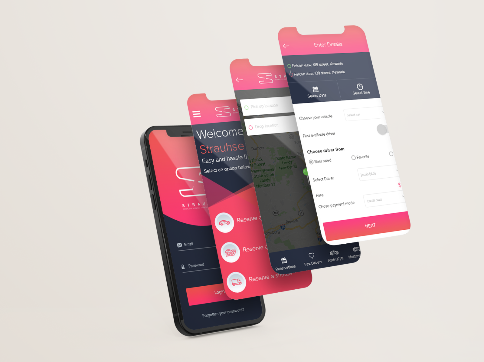 Strauhse app by Vikrant Manhas on Dribbble