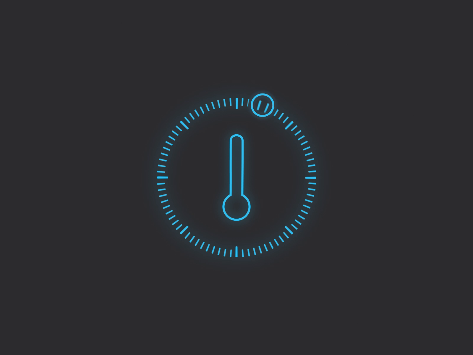 Smart House Temperature Regulator Slider Animation by Vito Burhonski ...