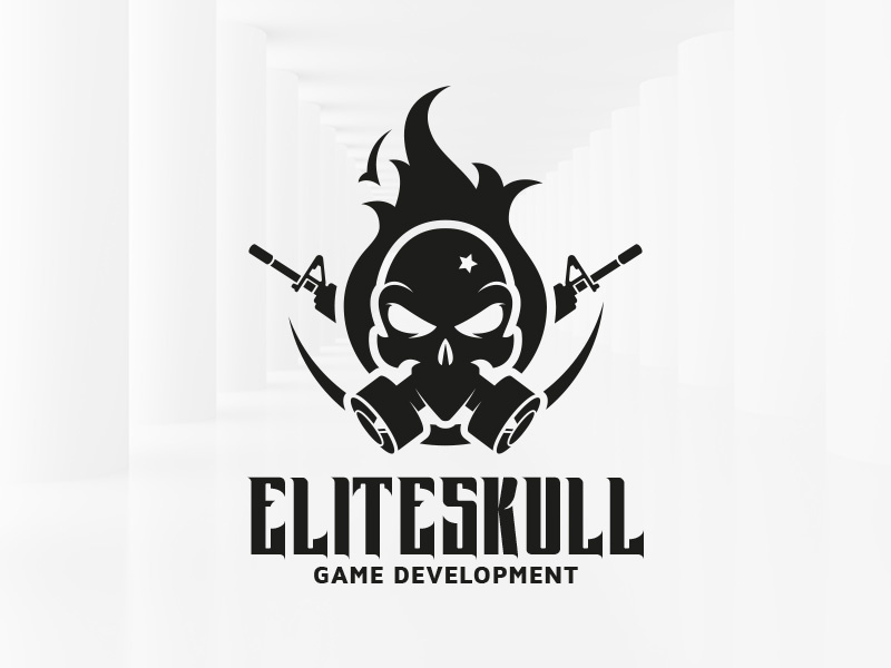Elite Skull Logo Template by Alex Broekhuizen on Dribbble