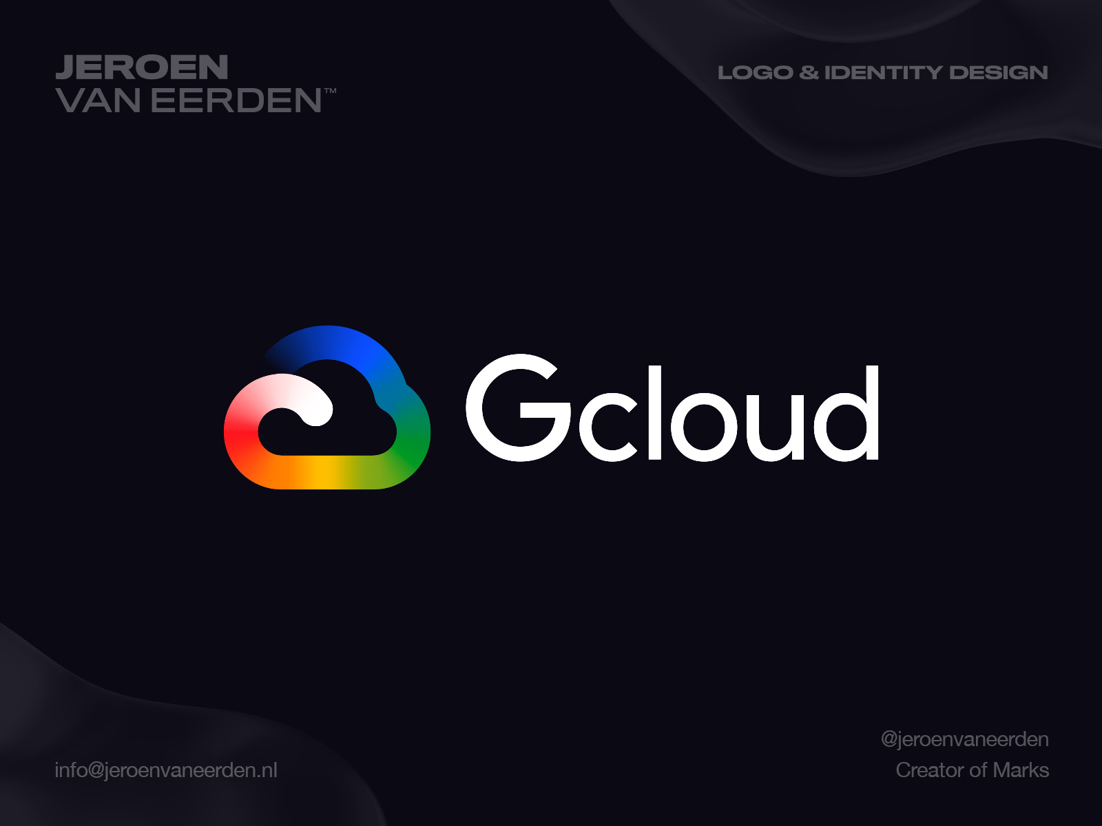 Gcloud Logo Redesign - 2022 (unofficial) by Jeroen van Eerden on Dribbble