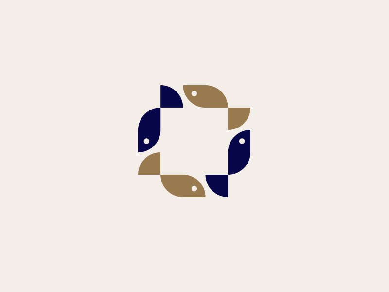 Square Fish by Jeroen van Eerden on Dribbble