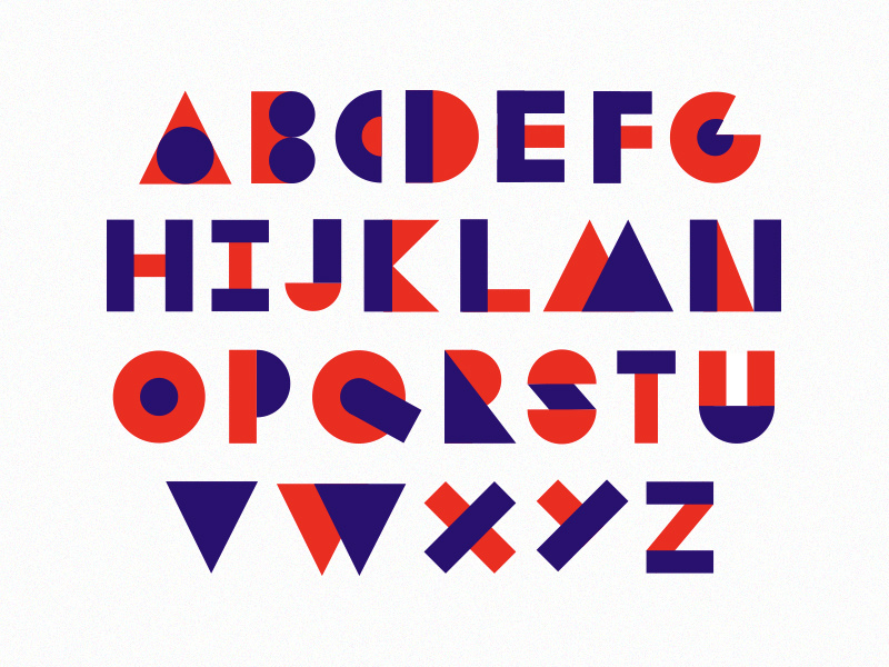Alphabet by Kalem Hall on Dribbble