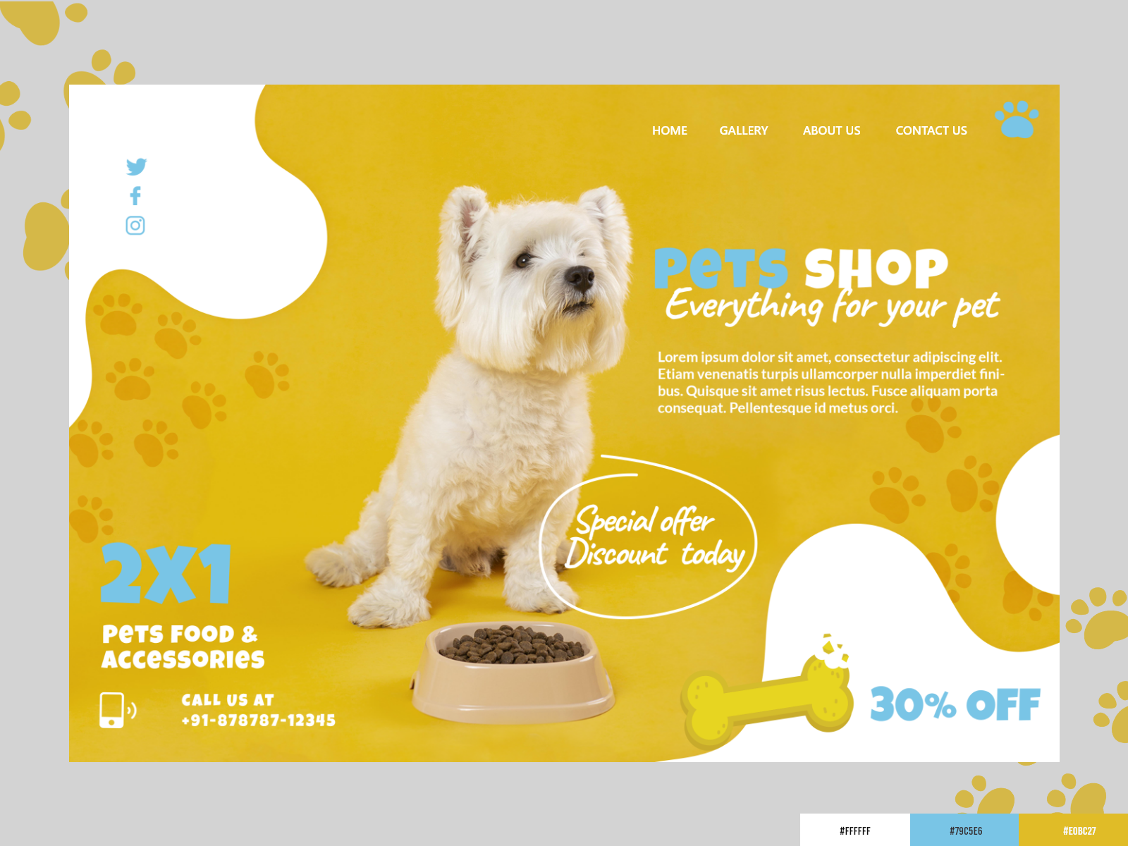 Pet Shop Landing Page by Rizu Sadaf on Dribbble