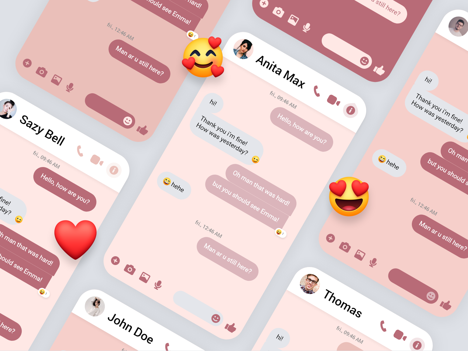 Fun Designing Messenger App by Rizu Sadaf on Dribbble