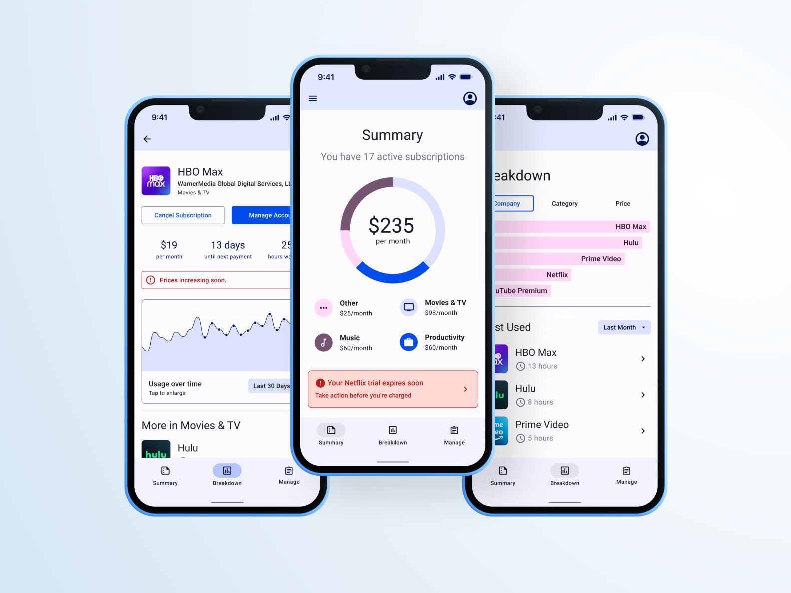 App Concept - Subspace - Material 3 Light Blue by Chainlift on Dribbble