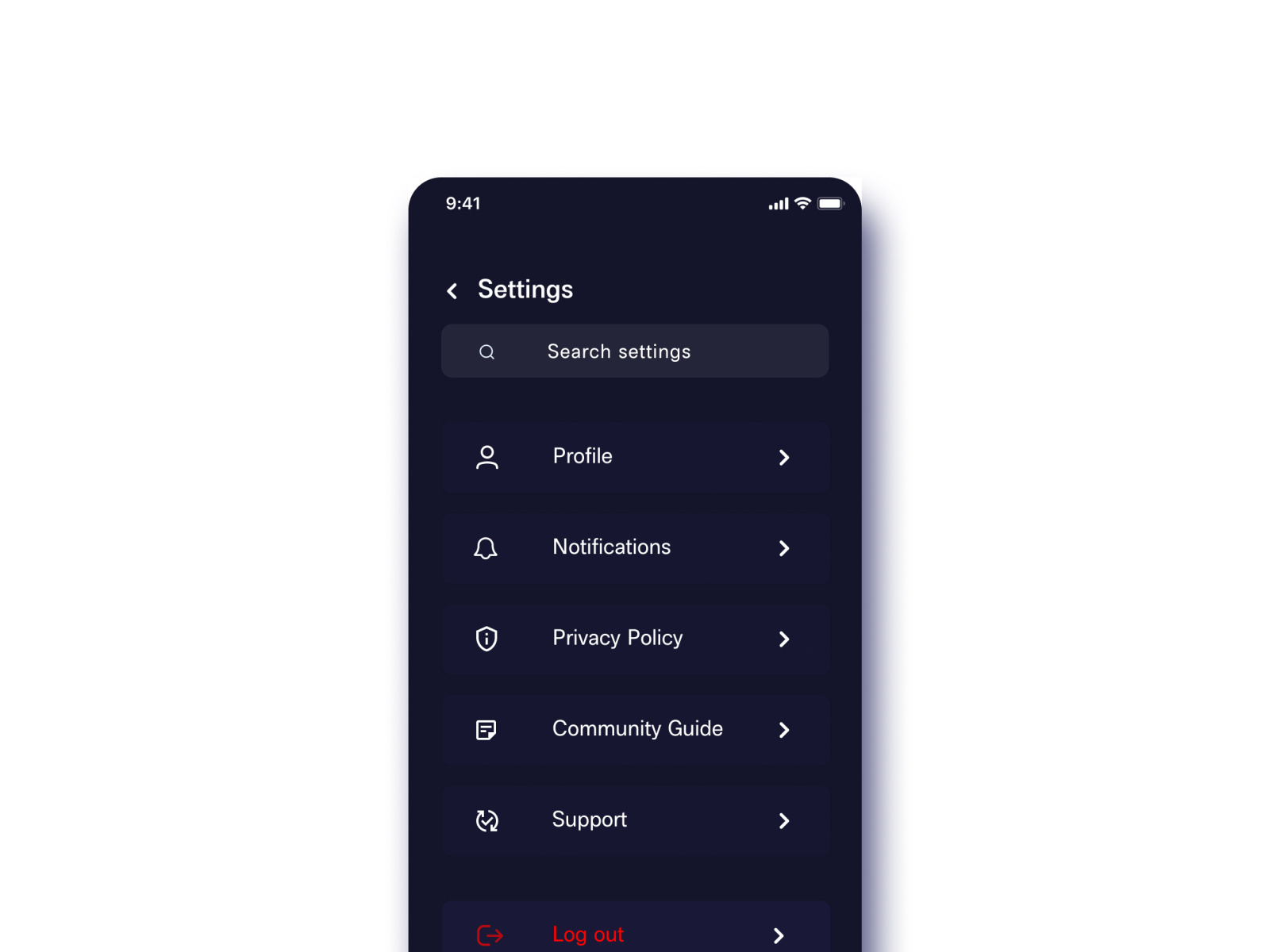 Settings Page design by ofua shulammite on Dribbble