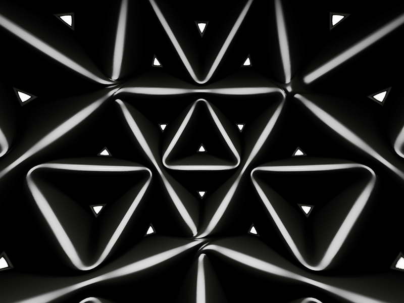 Triangle caves by Adam Tow on Dribbble