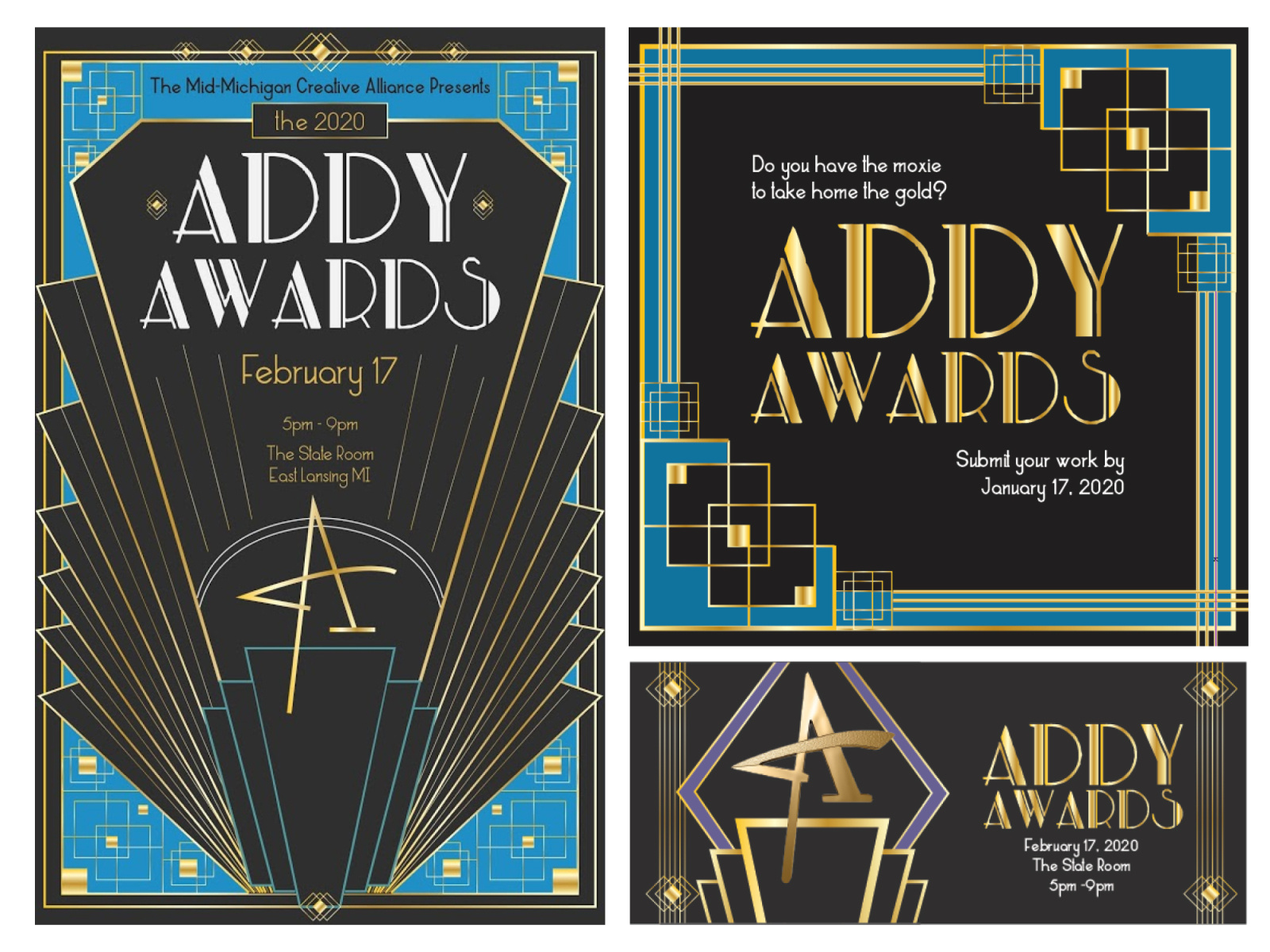 2020 Addy poster designs by Kelsey on Dribbble